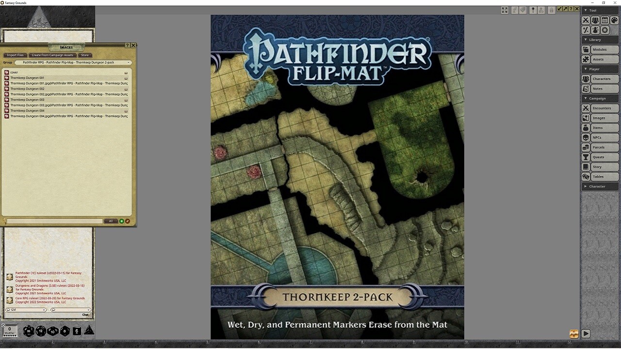 Fantasy Grounds - Pathfinder RPG - Pathfinder Flip-Mat - Thornkeep ...