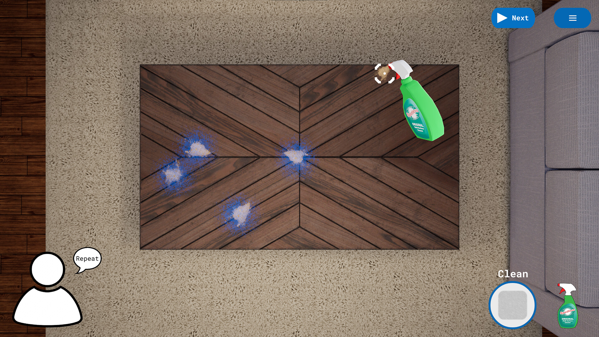 MITTIN: Clean Flat Surfaces on Steam