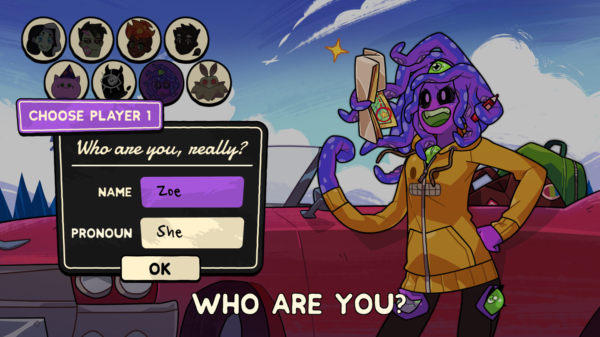Monster Roadtrip Playable character - Zoe sur Steam
