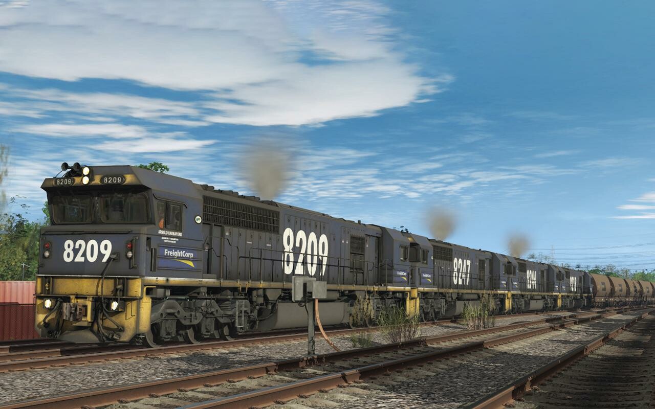 Steam의 Trainz Plus DLC - NSW 82 Class Freight Corp, Freight Rail Pack