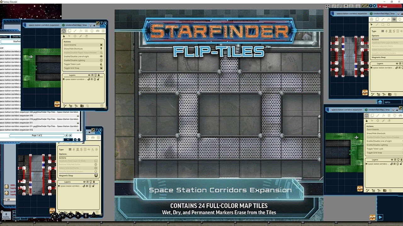 Fantasy Grounds - Starfinder RPG - Flip-Tiles - Space Station Corridors ...