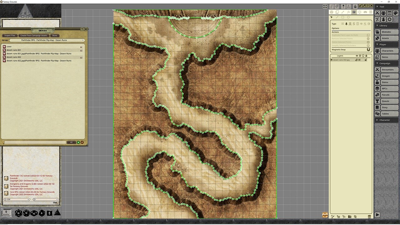 Fantasy Grounds - Pathfinder RPG - Pathfinder Flip-Mat - Desert Ruins ...
