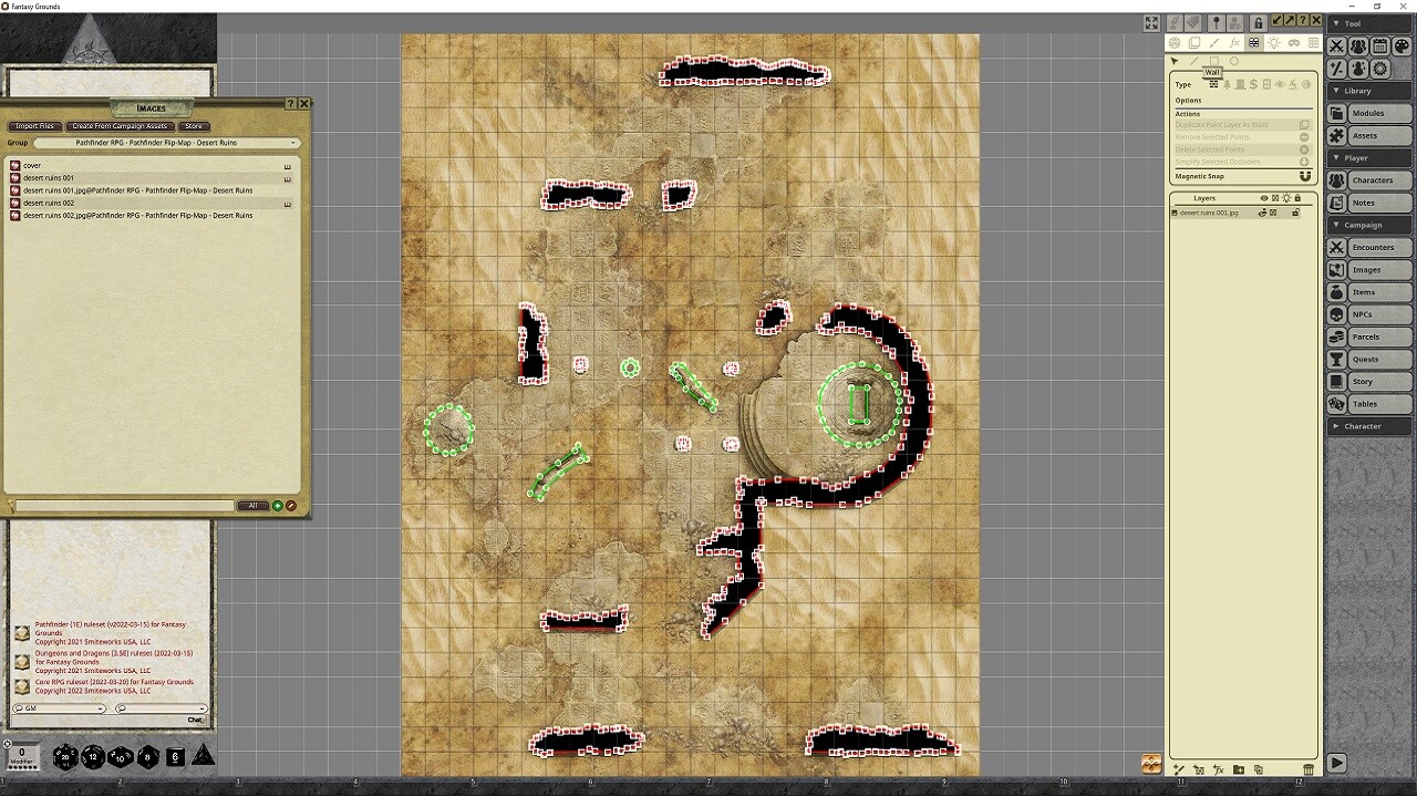 Fantasy Grounds - Pathfinder RPG - Pathfinder Flip-Mat - Desert Ruins ...