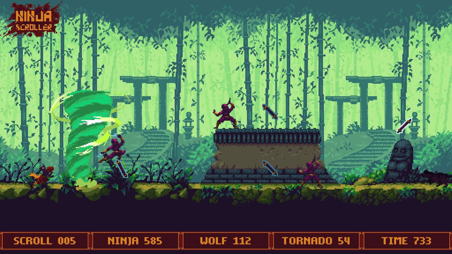 Ninja Scroller on Steam