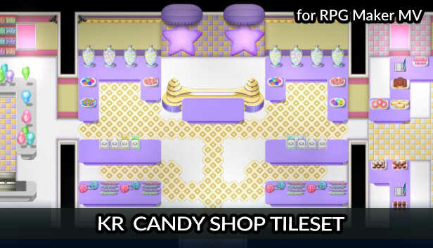 Save 10% on RPG Maker MV - KR Candy Shop Tileset on Steam