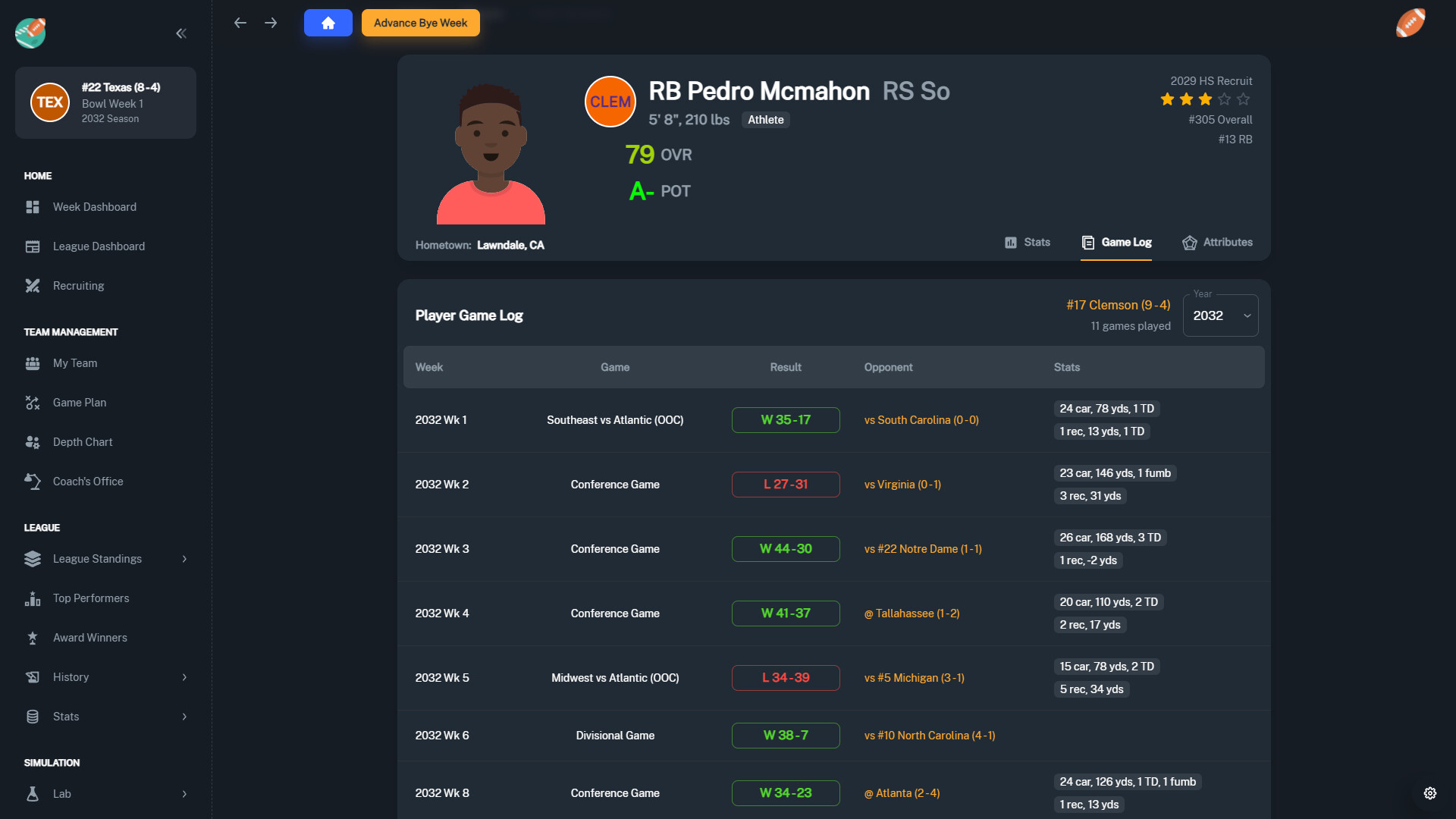 Football Coach: College Dynasty on Steam