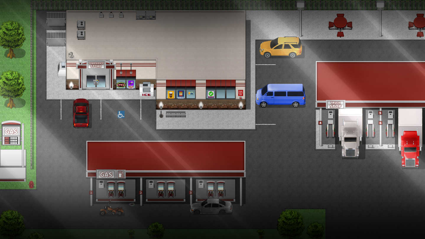 RPG Maker MV - KR Transportation Station - Cars Trucks and Gas Tileset ...