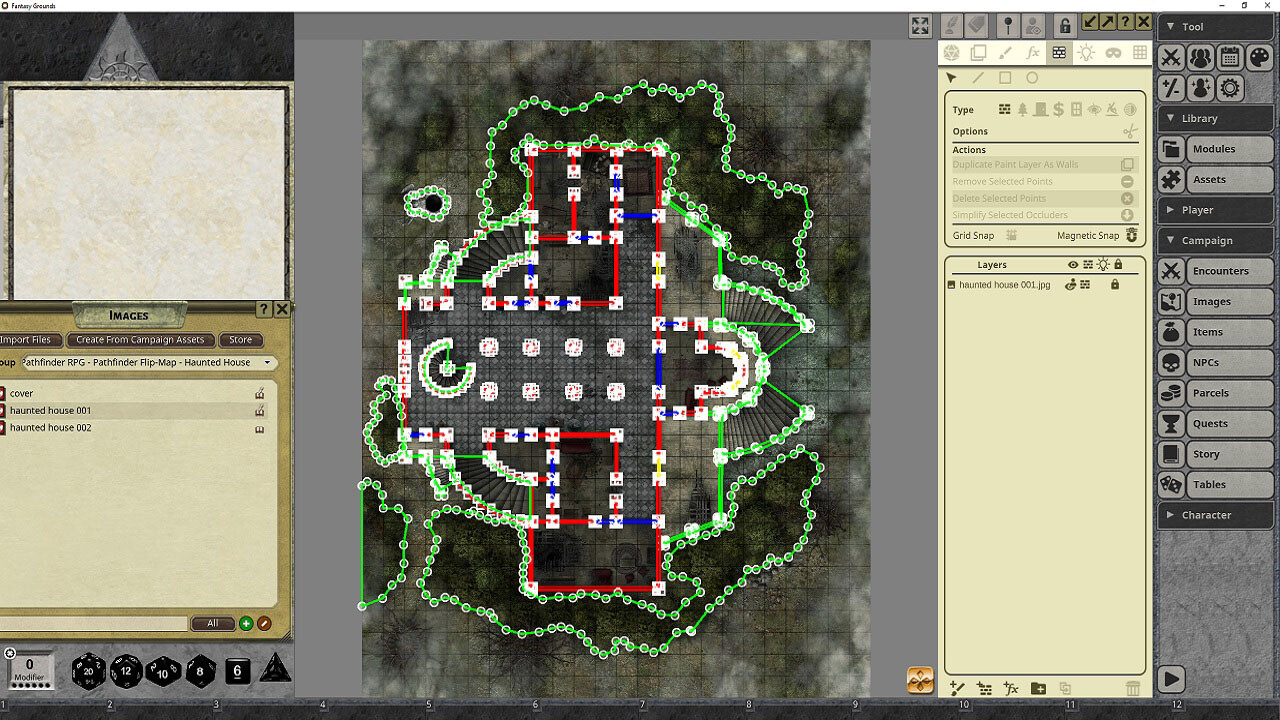 Fantasy Grounds - Pathfinder RPG - Pathfinder Flip-Mat Haunted House on ...
