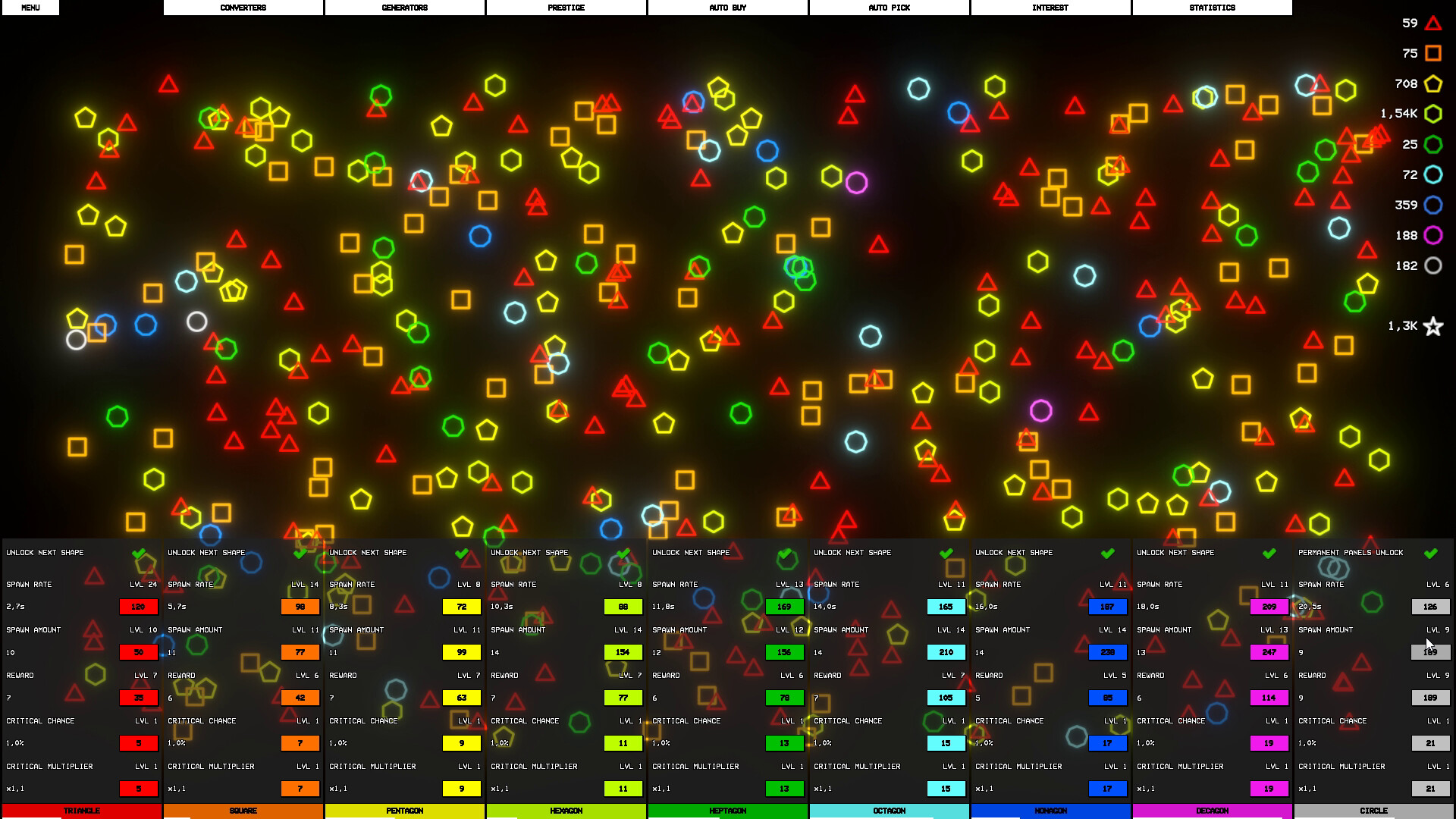 Idle Shapes Screenshots · SteamDB