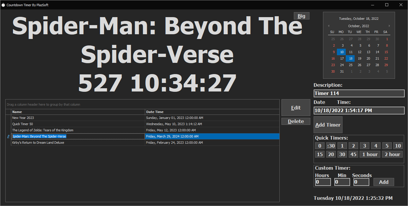 Countdown Timer on Steam