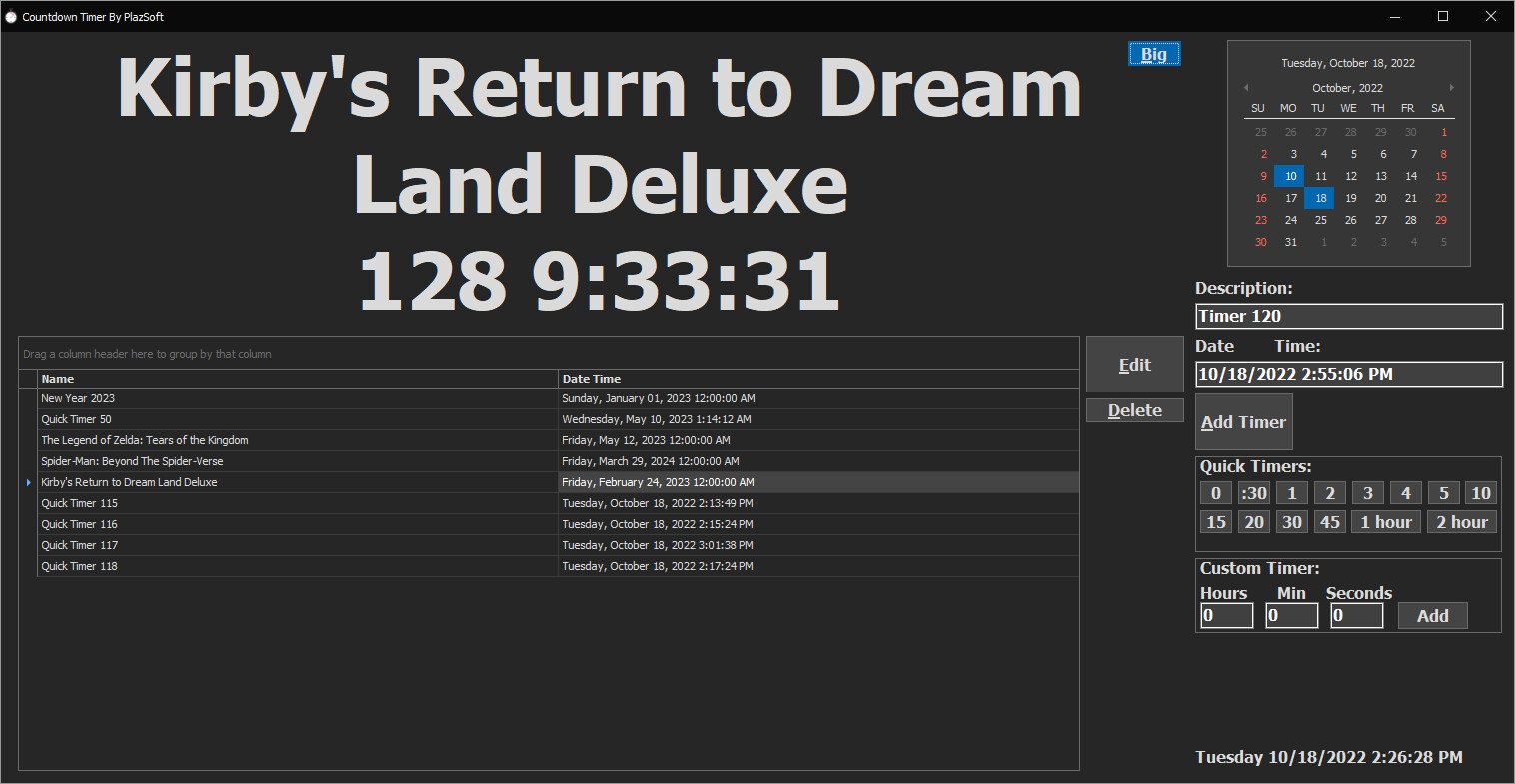 Countdown Timer on Steam