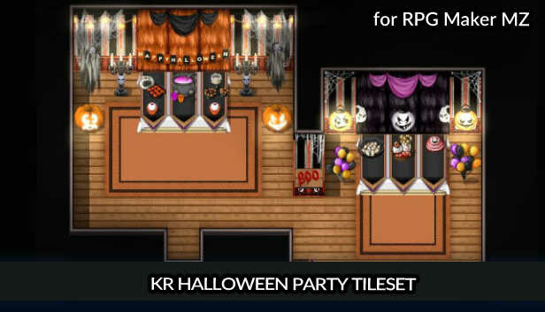Save 10% on RPG Maker MZ - KR Halloween Party Tileset on Steam