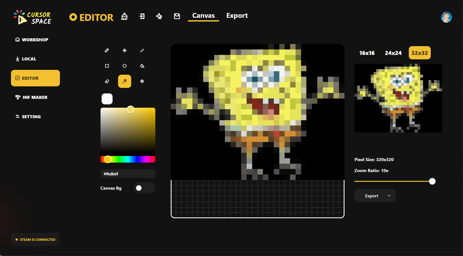Cursor Space on Steam