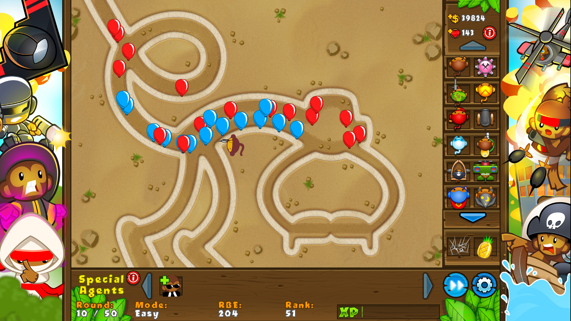 Ninja Monkey Btd5 Wallpaper