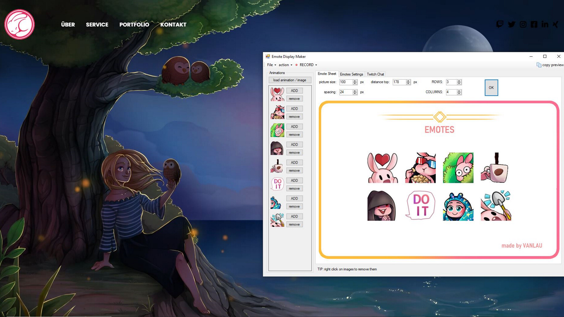 Steam：PEBI - Preview Emotes Badges Icons