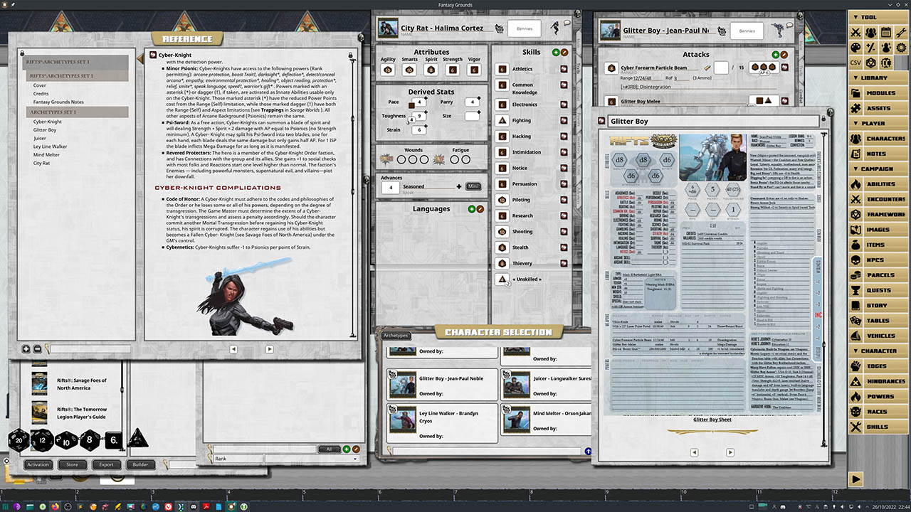 Fantasy Grounds - Savage Rifts(R): The Tomorrow Legion Archetypes - Set ...
