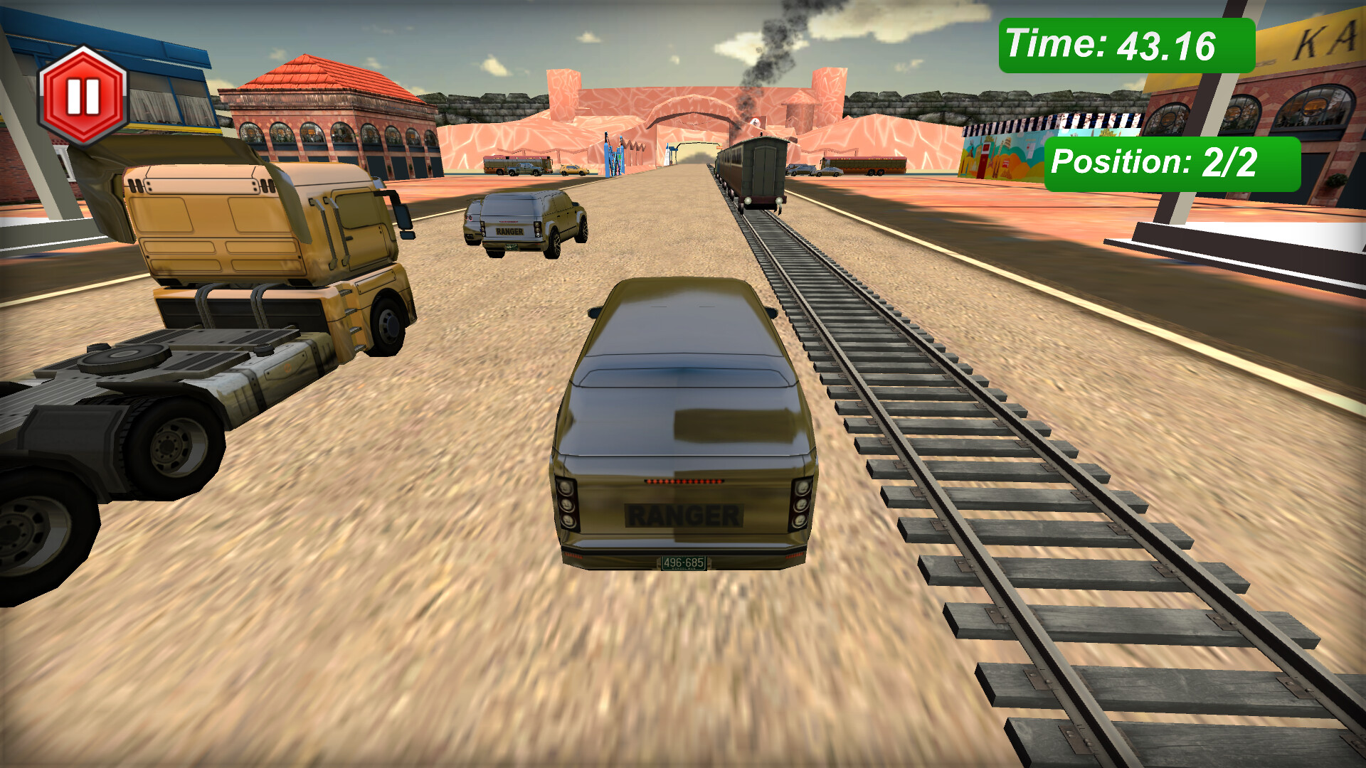 Cars vs Train on Steam