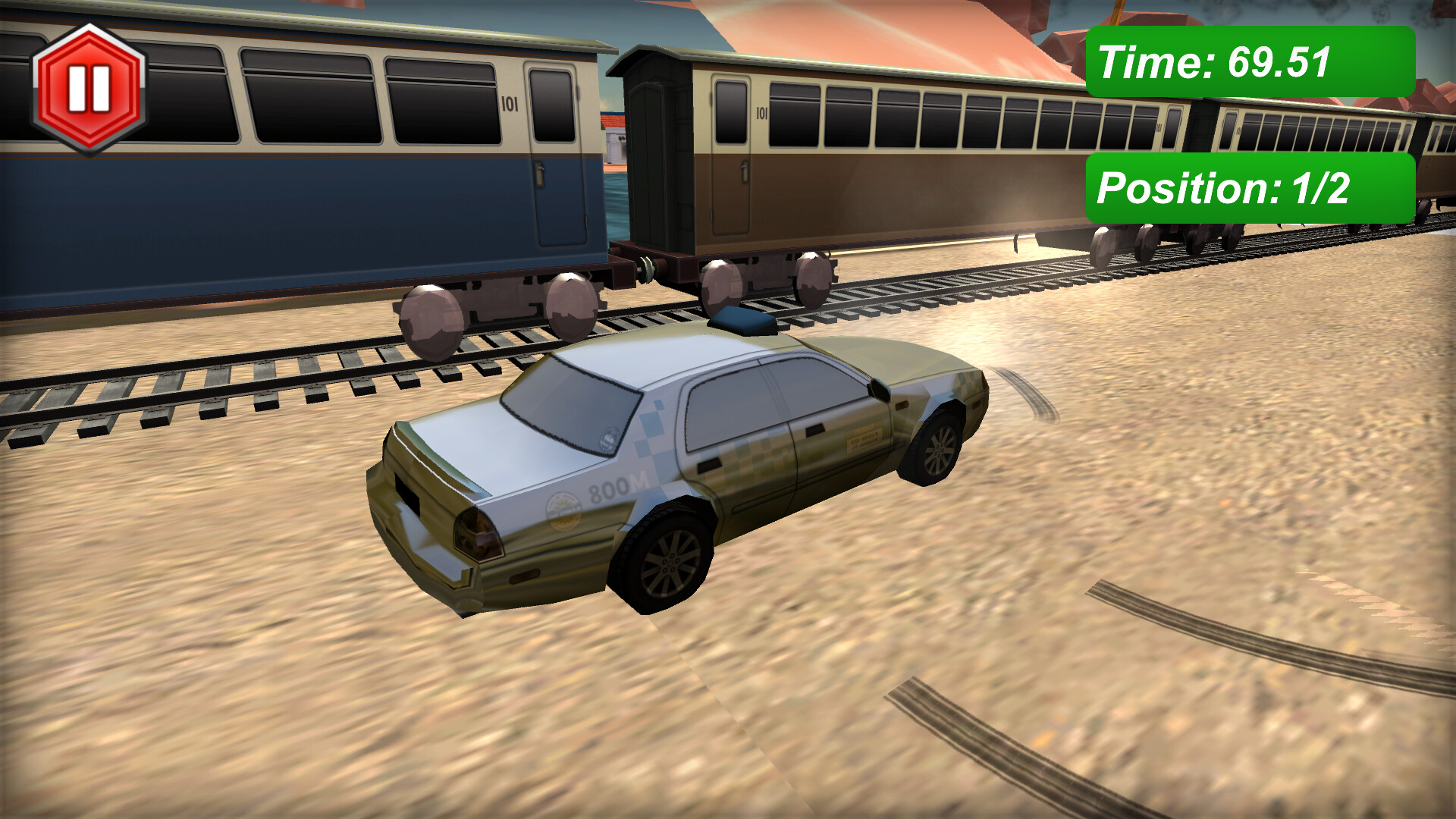 Cars vs Train on Steam