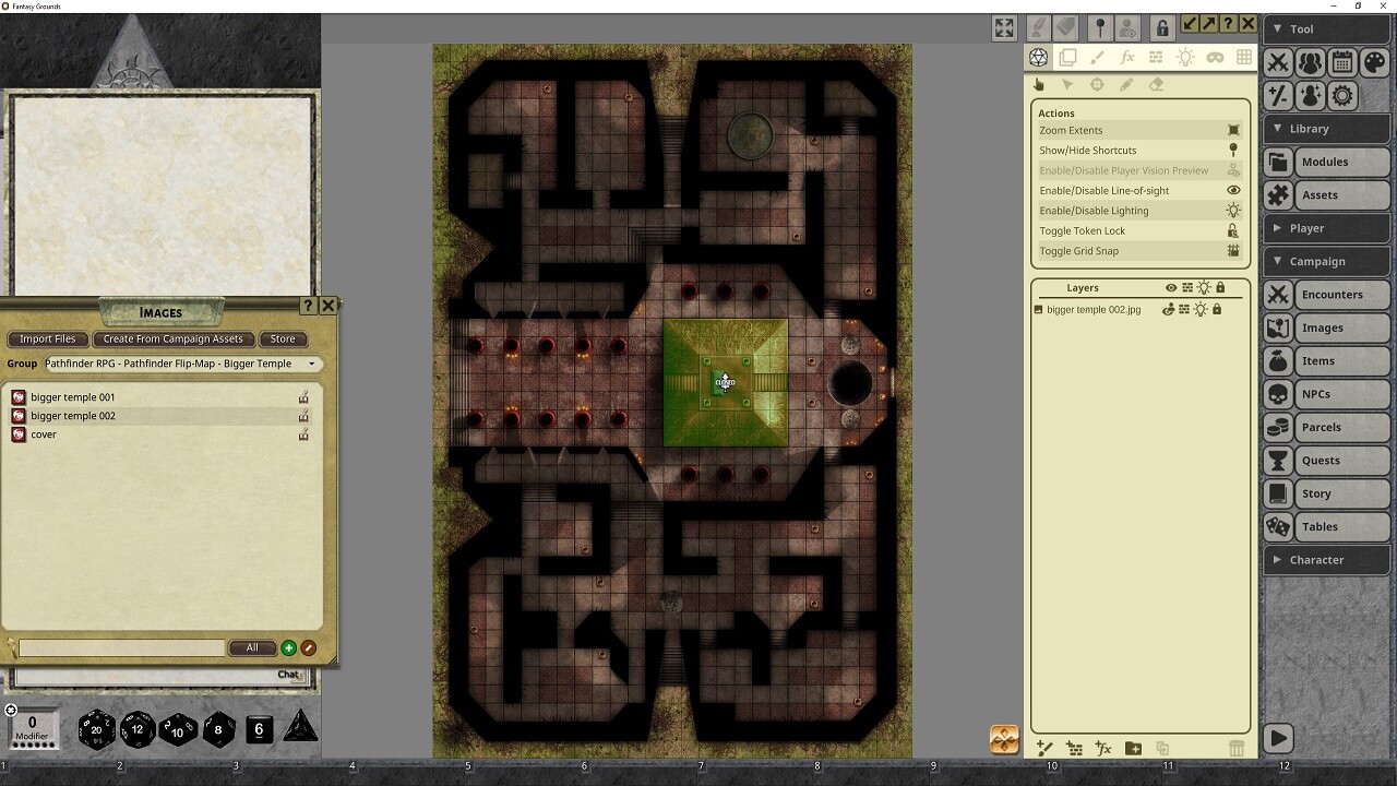 Fantasy Grounds - Pathfinder RPG - Pathfinder Flip-Mat: Bigger Temple ...