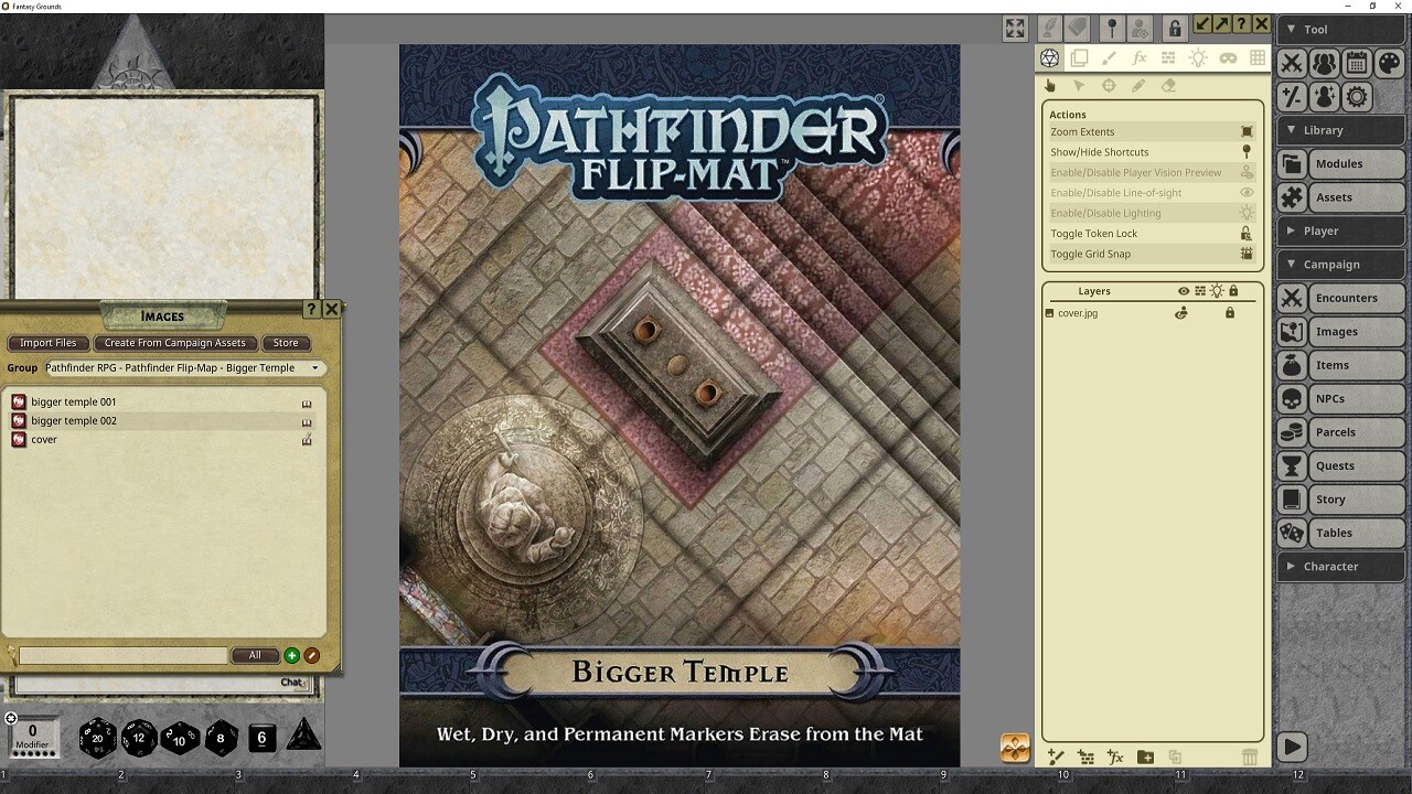 Fantasy Grounds - Pathfinder RPG - Pathfinder Flip-Mat: Bigger Temple ...