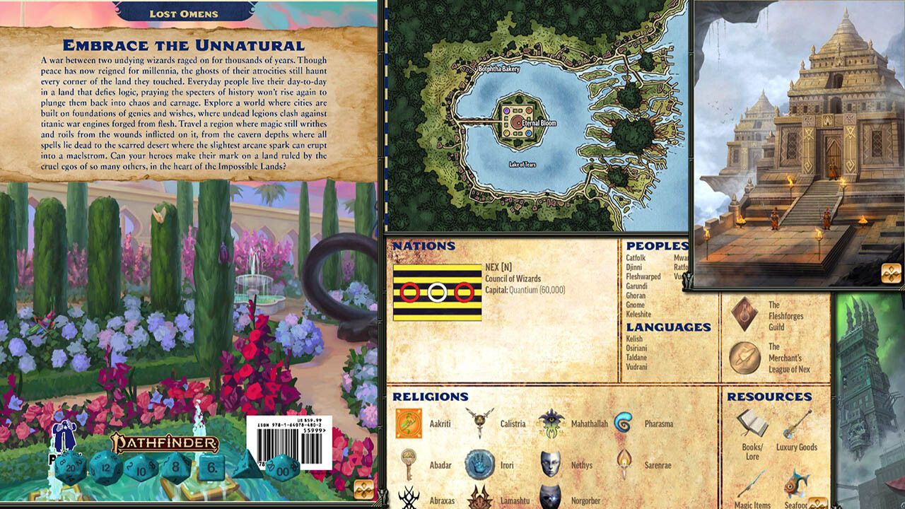 Fantasy Grounds - Pathfinder 2 RPG - Lost Omens: Impossible Lands ...