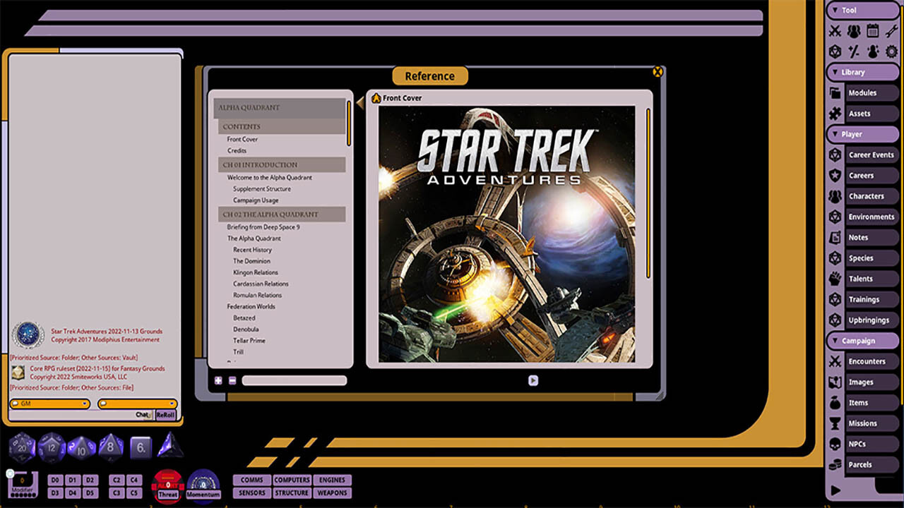 Fantasy Grounds - Star Trek Adventures: Alpha Quadrant Sourcebook on Steam