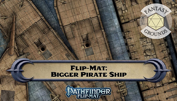 Fantasy Grounds - Pathfinder RPG - Pathfinder Flip-Mat: Bigger Pirate ...