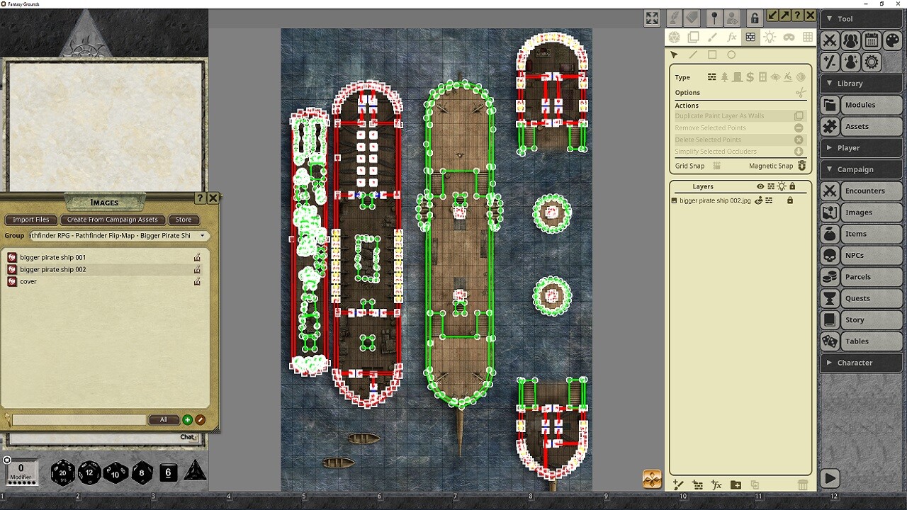 Fantasy Grounds - Pathfinder RPG - Pathfinder Flip-Mat: Bigger Pirate ...