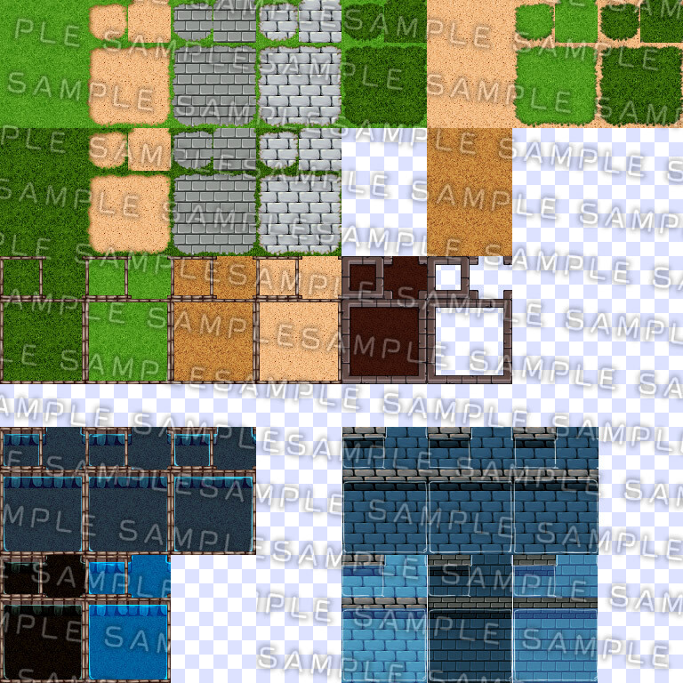 RPG Maker MZ - Krachware Fantasy Town Exterior Tileset on Steam