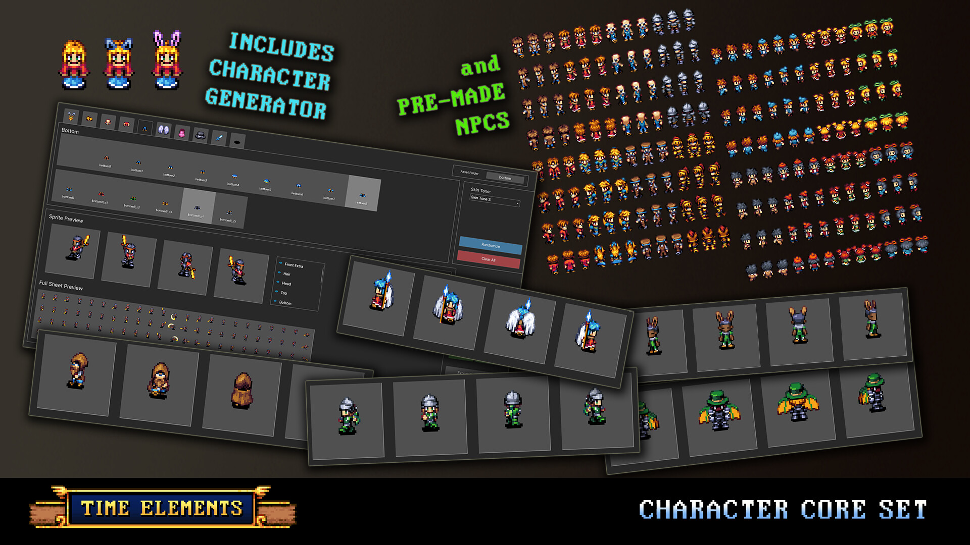 RPG Maker MZ - Time Elements - Character Core Set on Steam