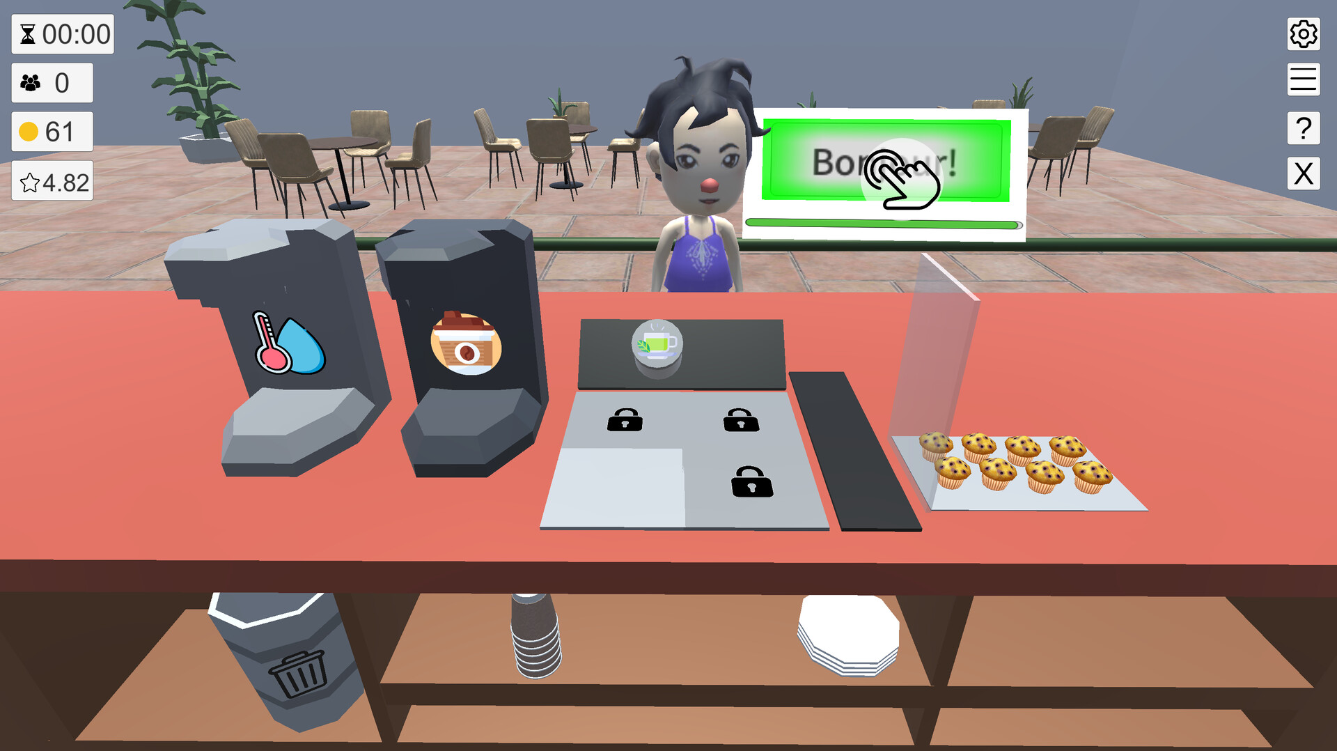 Lost Abroad Café: A Language Learning Management Sim on Steam