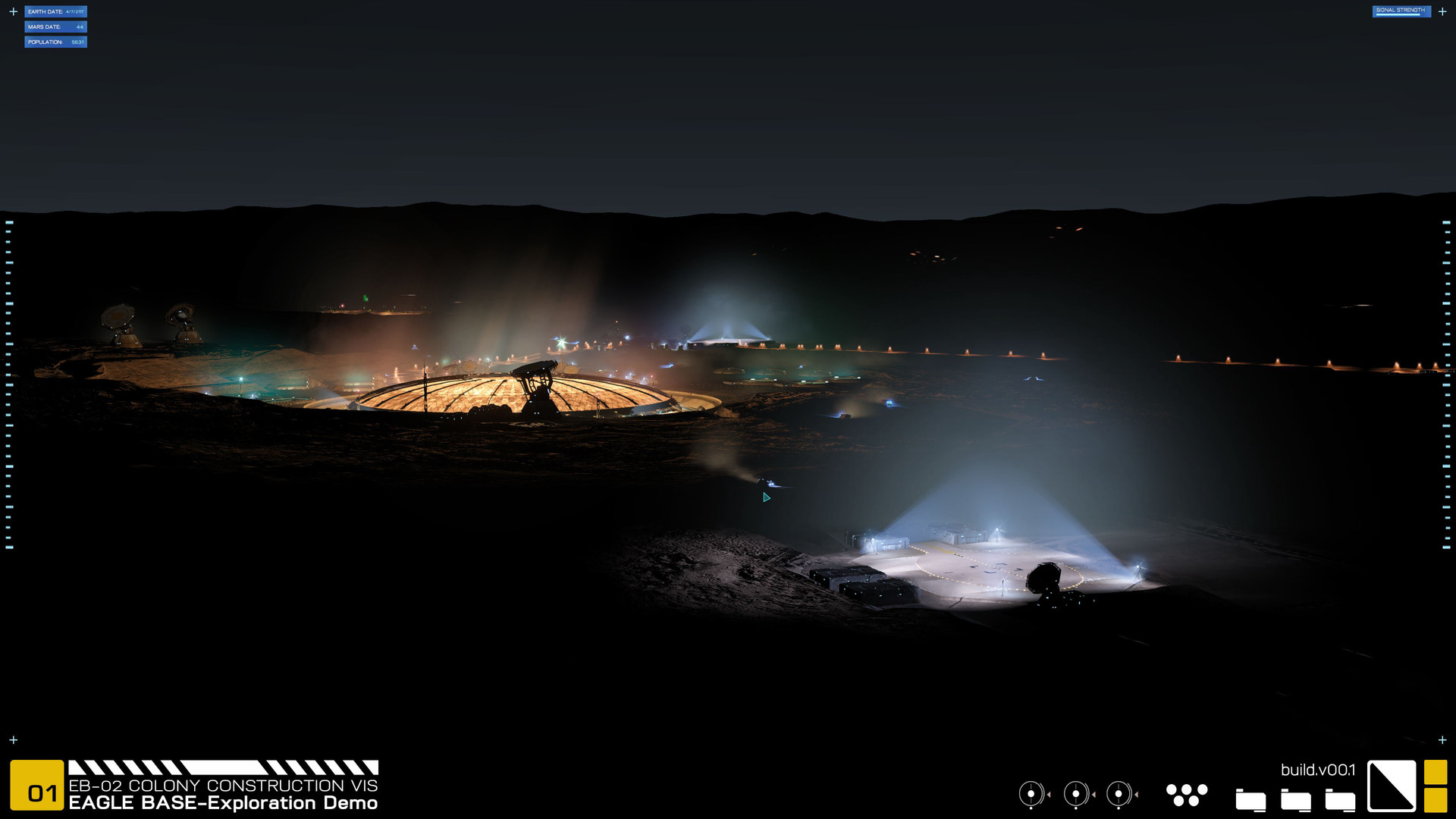 Project Eagle: A 3D Interactive Mars Base on Steam