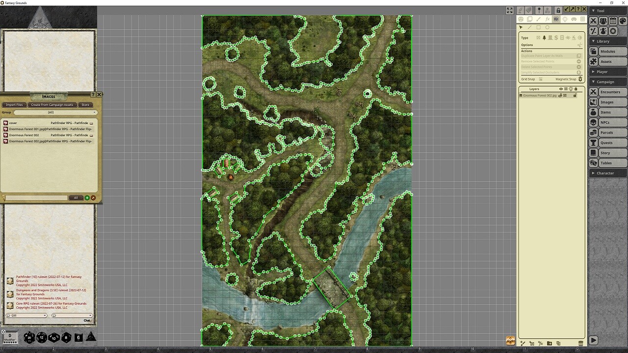 Fantasy Grounds - Pathfinder RPG - Pathfinder Flip-Mat: Enormous Forest ...
