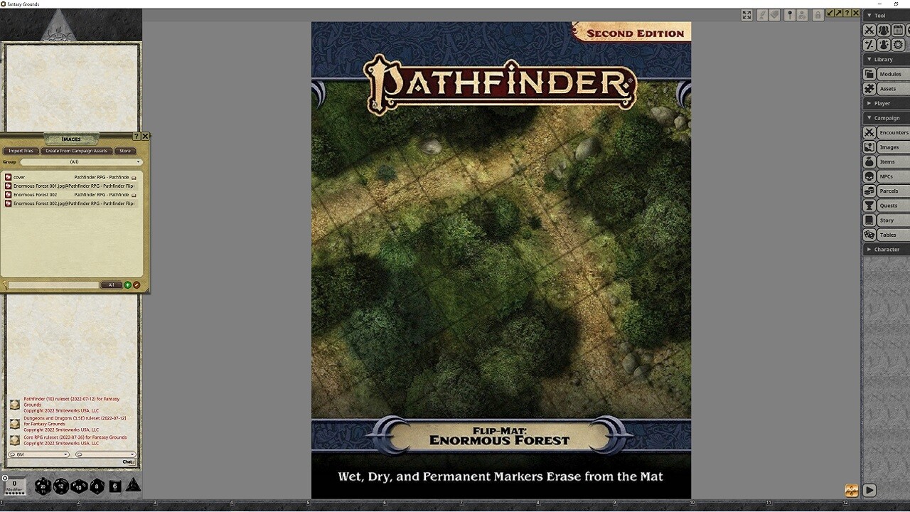 Fantasy Grounds - Pathfinder RPG - Pathfinder Flip-Mat: Enormous Forest ...