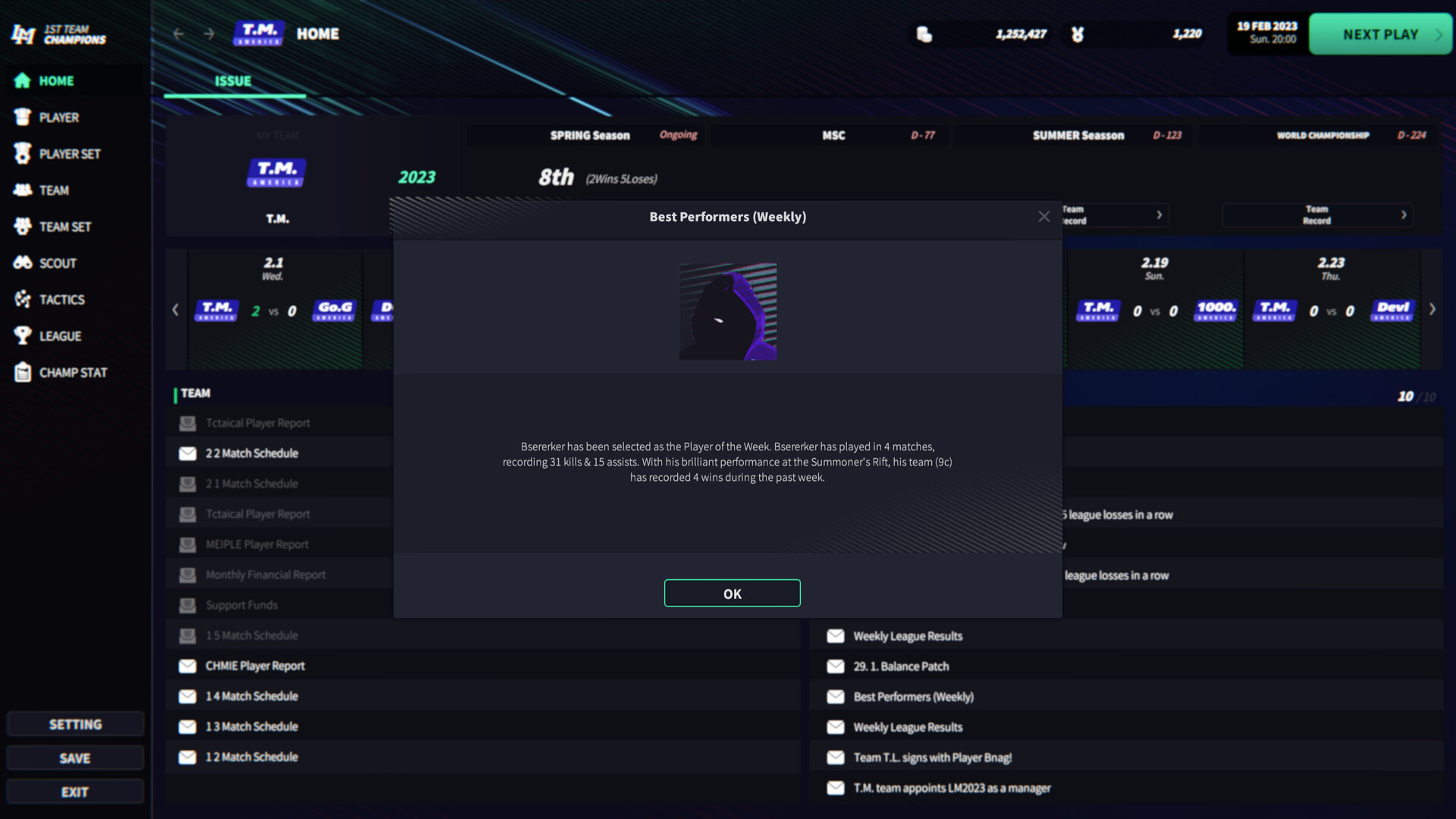 League Manager 2023 on Steam