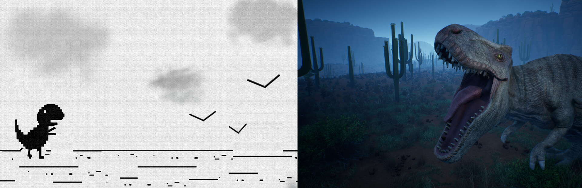 T-Rex Dinosaur Game Steam Charts · SteamDB