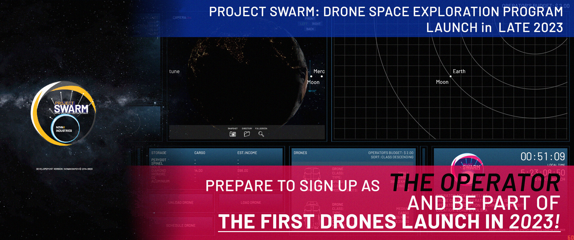 Project SWARM: Drone Space Exploration Program on Steam