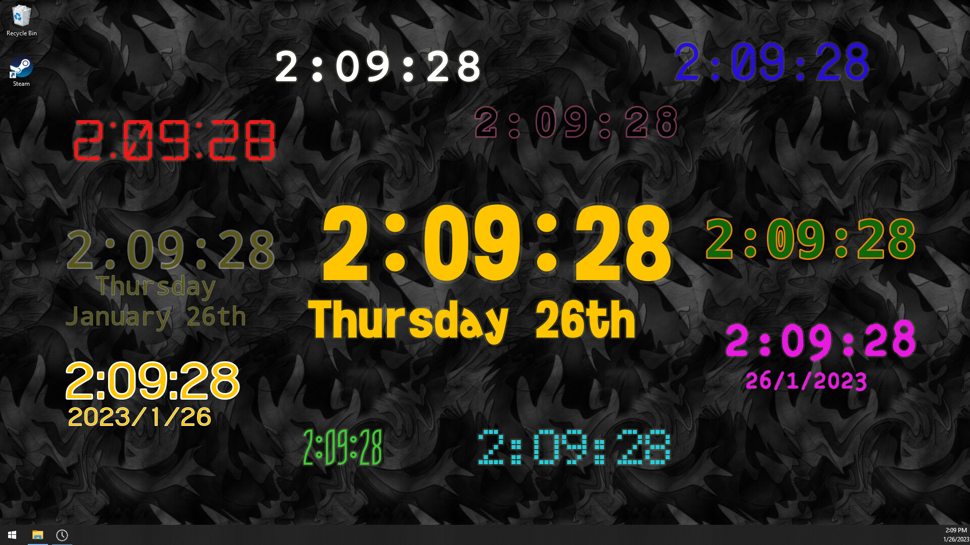 SimpleClock on Steam