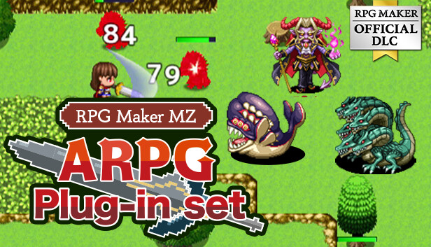 RPG Maker MZ - ARPG plug-in set on Steam