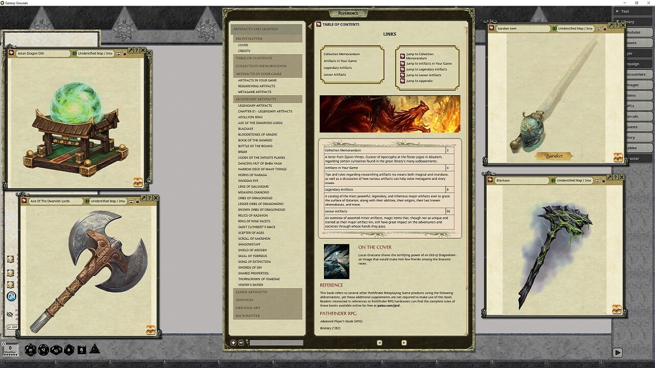 Fantasy Grounds - Pathfinder RPG - Campaign Setting: Artifacts ...