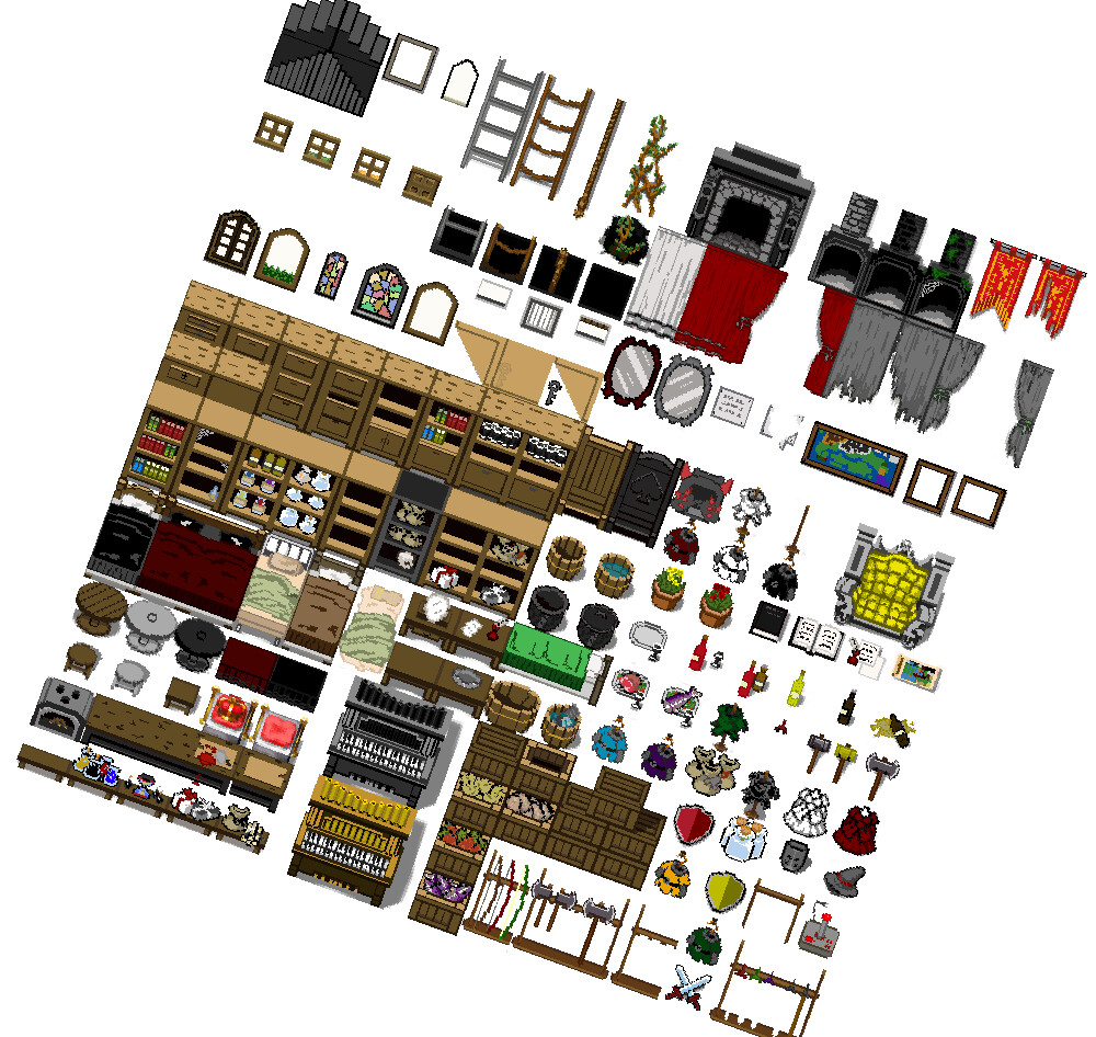 RPG Maker MZ - Pixel Pack 1 Characters - Faces - Tilesets on Steam