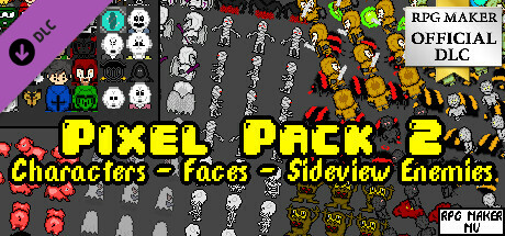 RPG Maker MV - Pixel Pack 2 Characters - Faces - Sideview Enemies Price ...