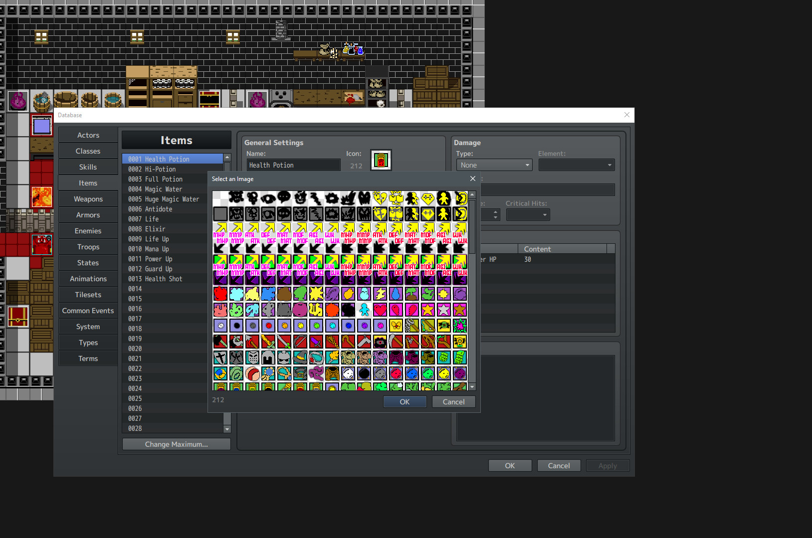 RPG Maker MV - Pixel Pack 4 Iconsets Screenshots · SteamDB