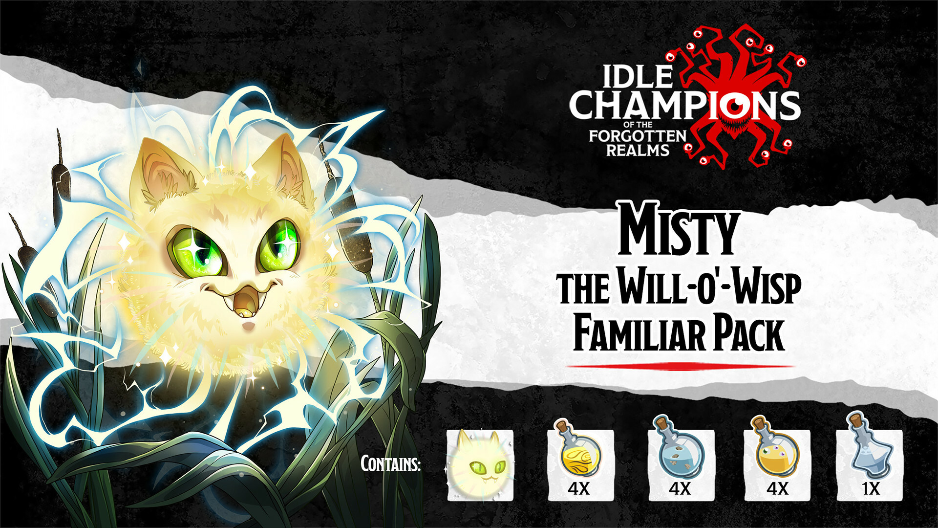 Idle Champions - Misty the Will-o'-Wisp Familiar Pack Screenshots · SteamDB
