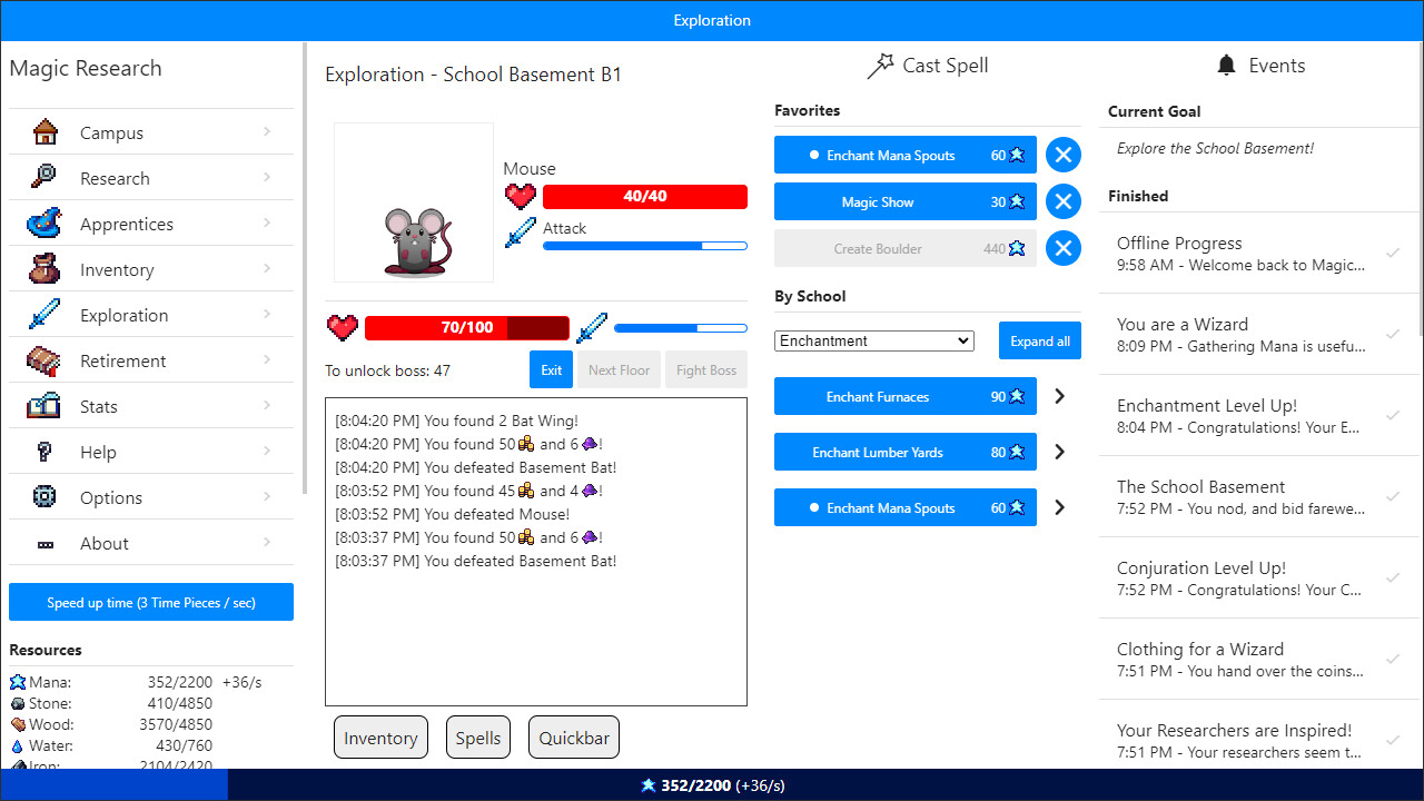 Magic Research on Steam