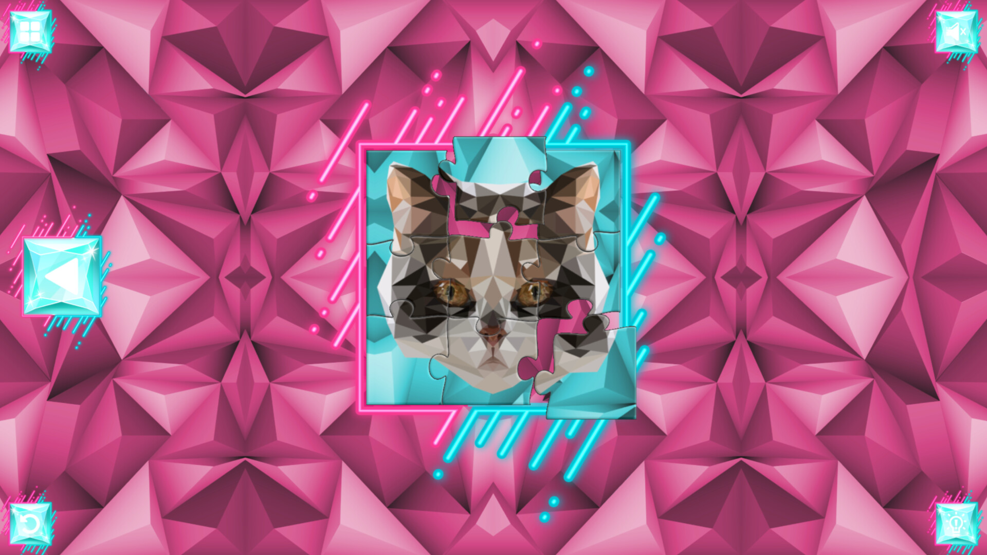 Save 72% on Poly Jigsaw: Cats on Steam