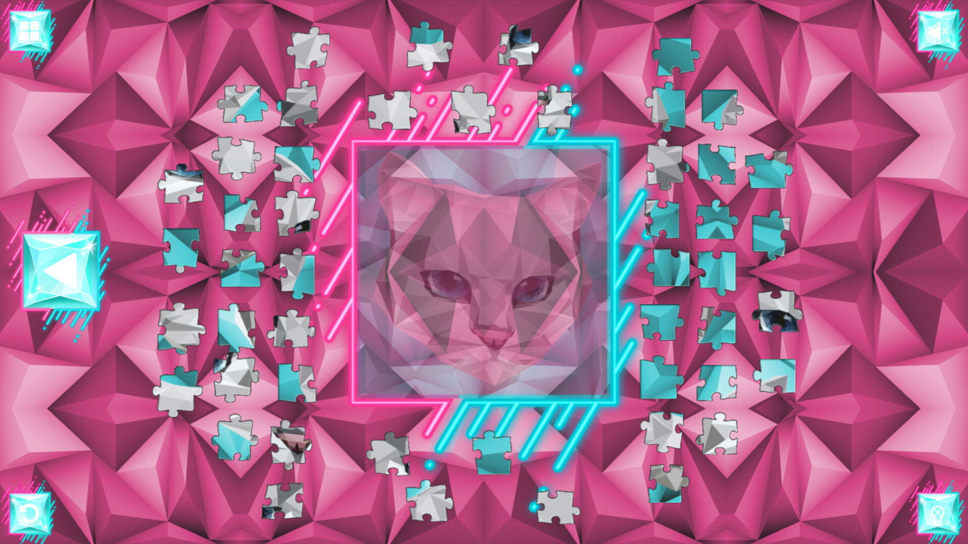 Save 72% on Poly Jigsaw: Cats on Steam
