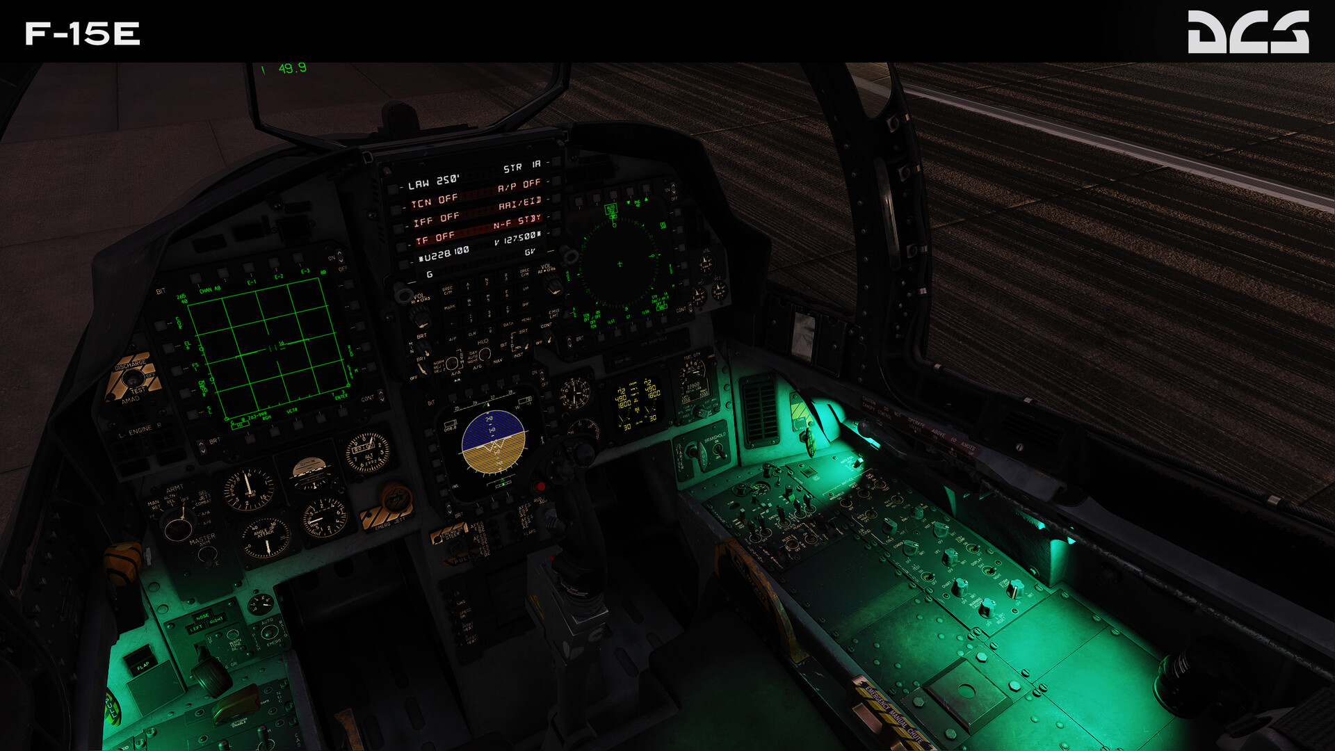 F 15 Cockpit Layout