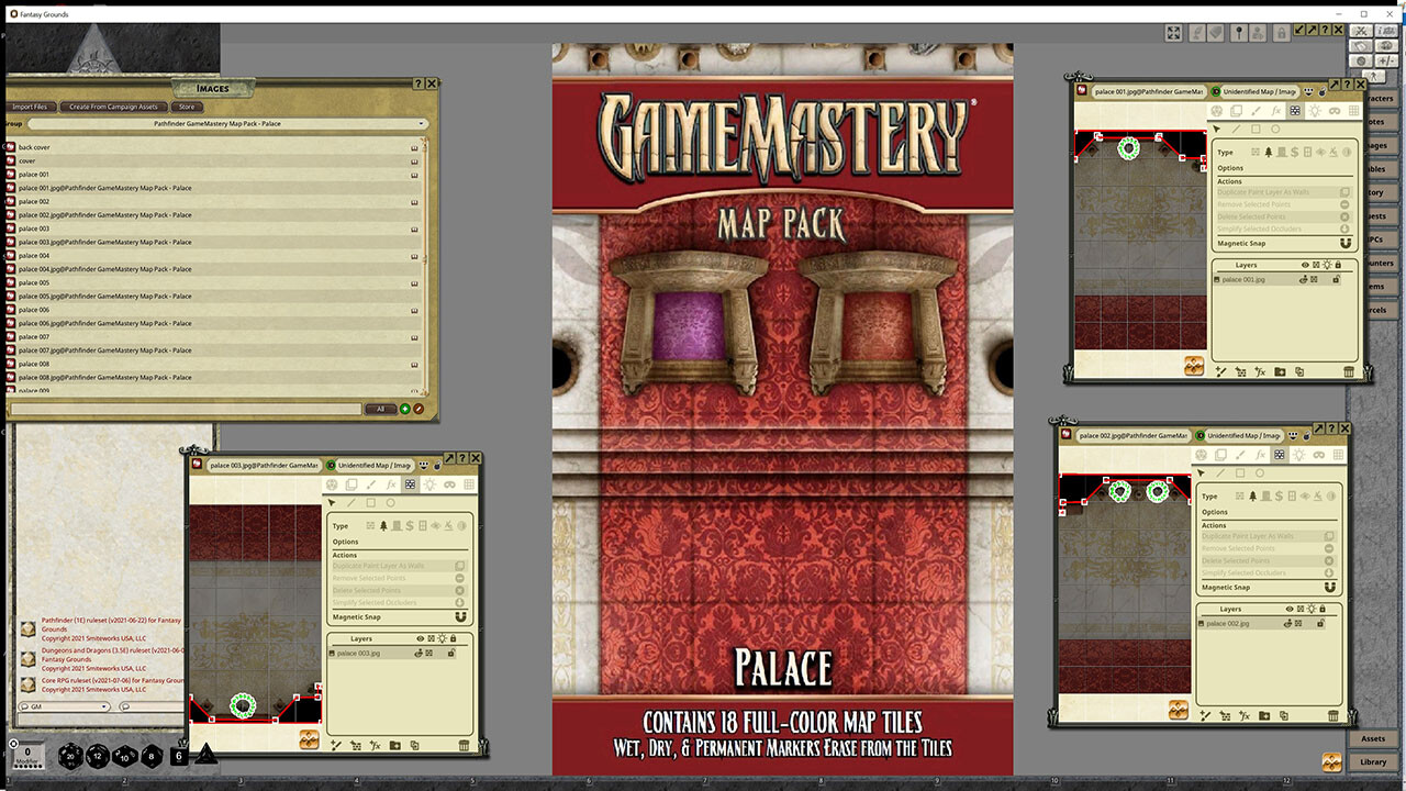 Fantasy Grounds - Pathfinder RPG - GameMastery Map Pack: Palace on Steam