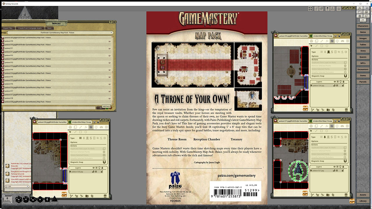 Fantasy Grounds - Pathfinder RPG - GameMastery Map Pack: Palace on Steam